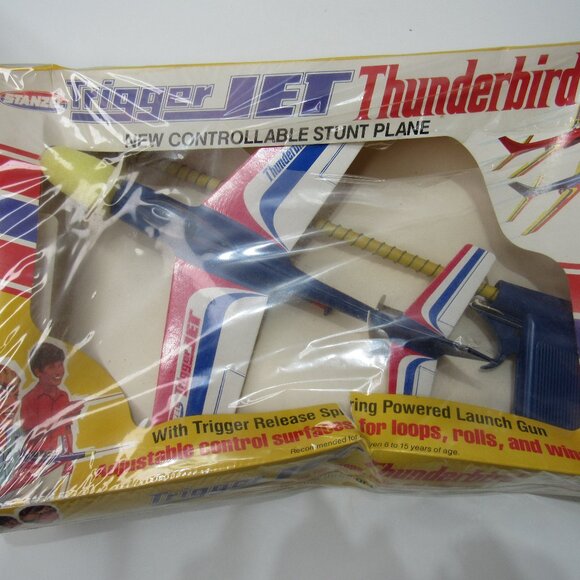 stanzel | Toys | Vintage Toy Stanzel Trigger Jet Thunderbird Airplane ...